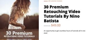 30 Premium Retouching Video Tutorials By Nino Batista - PHTutorials